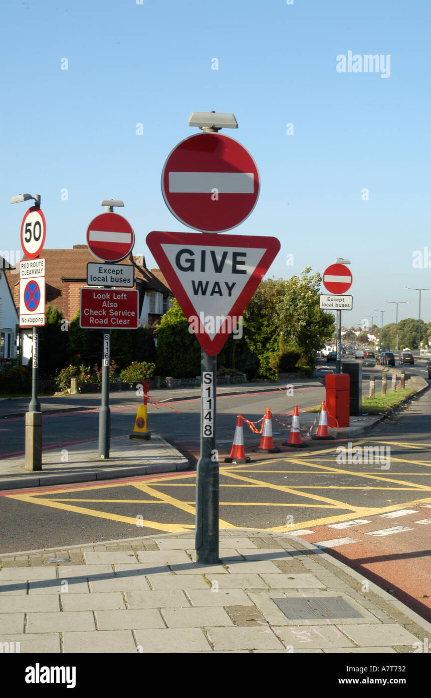 Confusing signs stop sign hi-res stock photography and images - Alamy