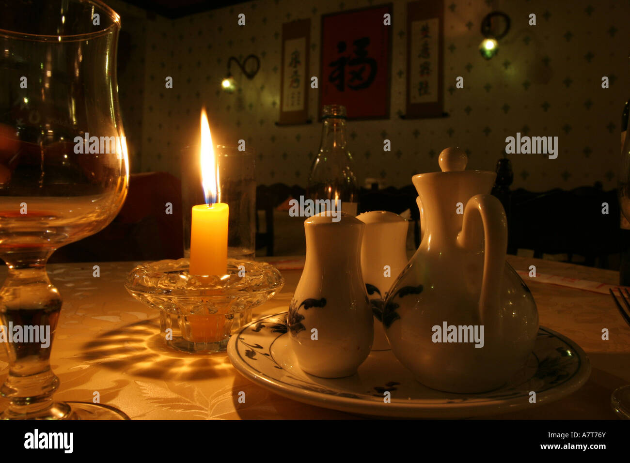 Close-up of lit candles Stock Photo - Alamy