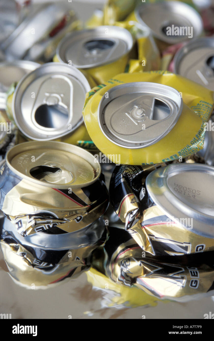 Pile Crushed Cans Stock Photos & Pile Crushed Cans Stock Images - Alamy