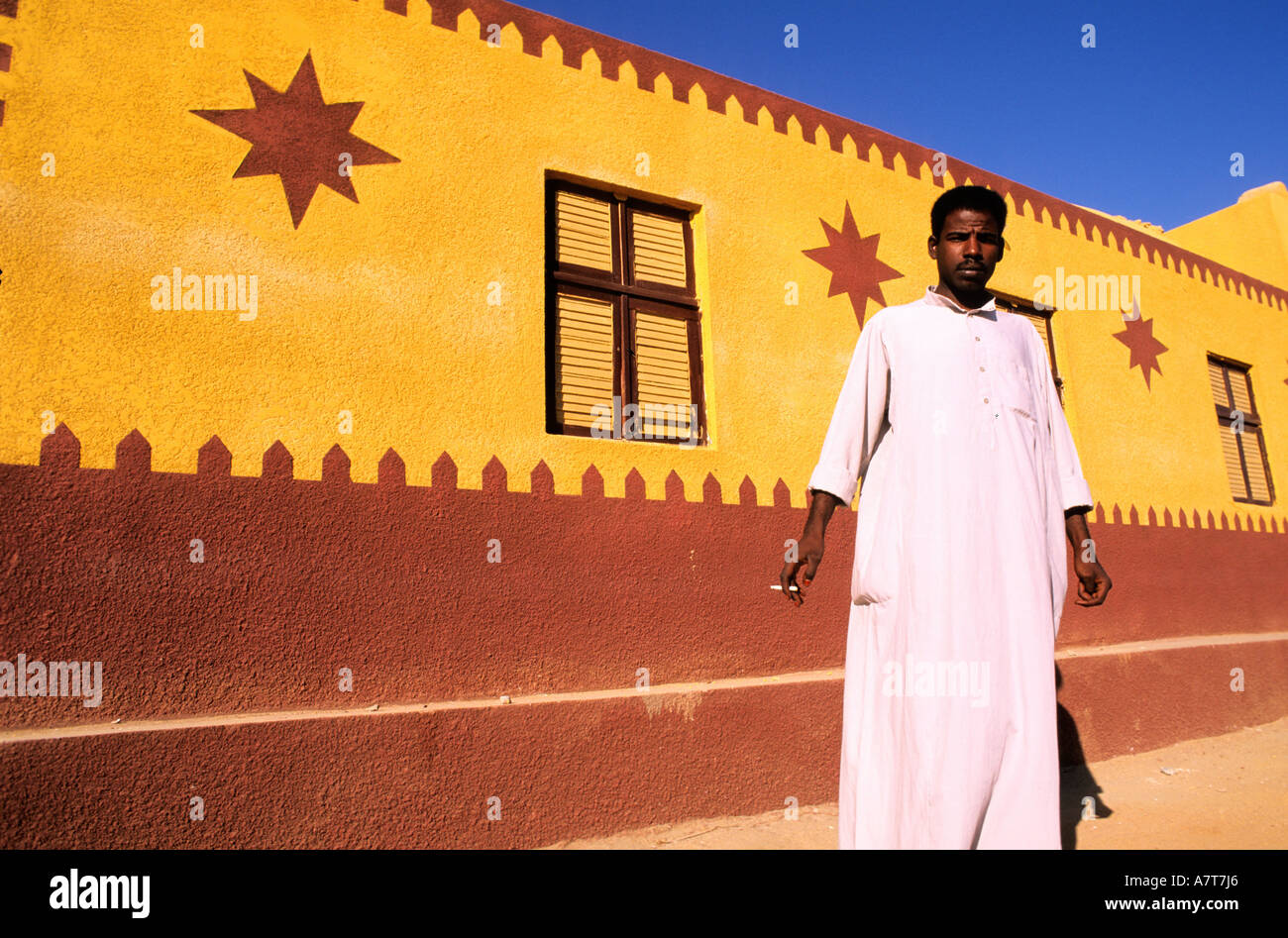 Egypt, Nile Valley, a Nubian village near Aswan Stock Photo - Alamy