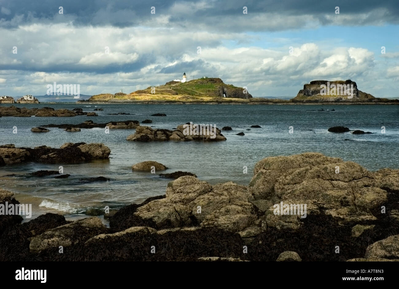 Fidra island hi-res stock photography and images - Alamy