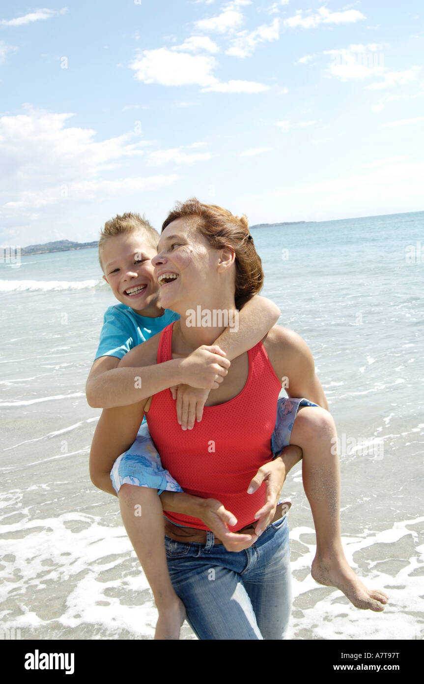 Mother carrying daughter piggyback Stock Photo - Alamy Mother carrying daughter piggyback Stock Photo - Alamy
