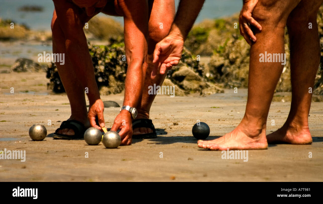 Men Playing Boule Stock Photo - Alamy