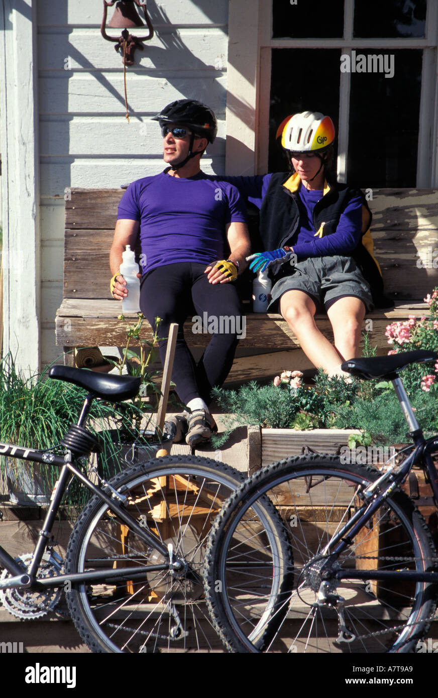 Bike resting hi-res stock photography and images - Alamy