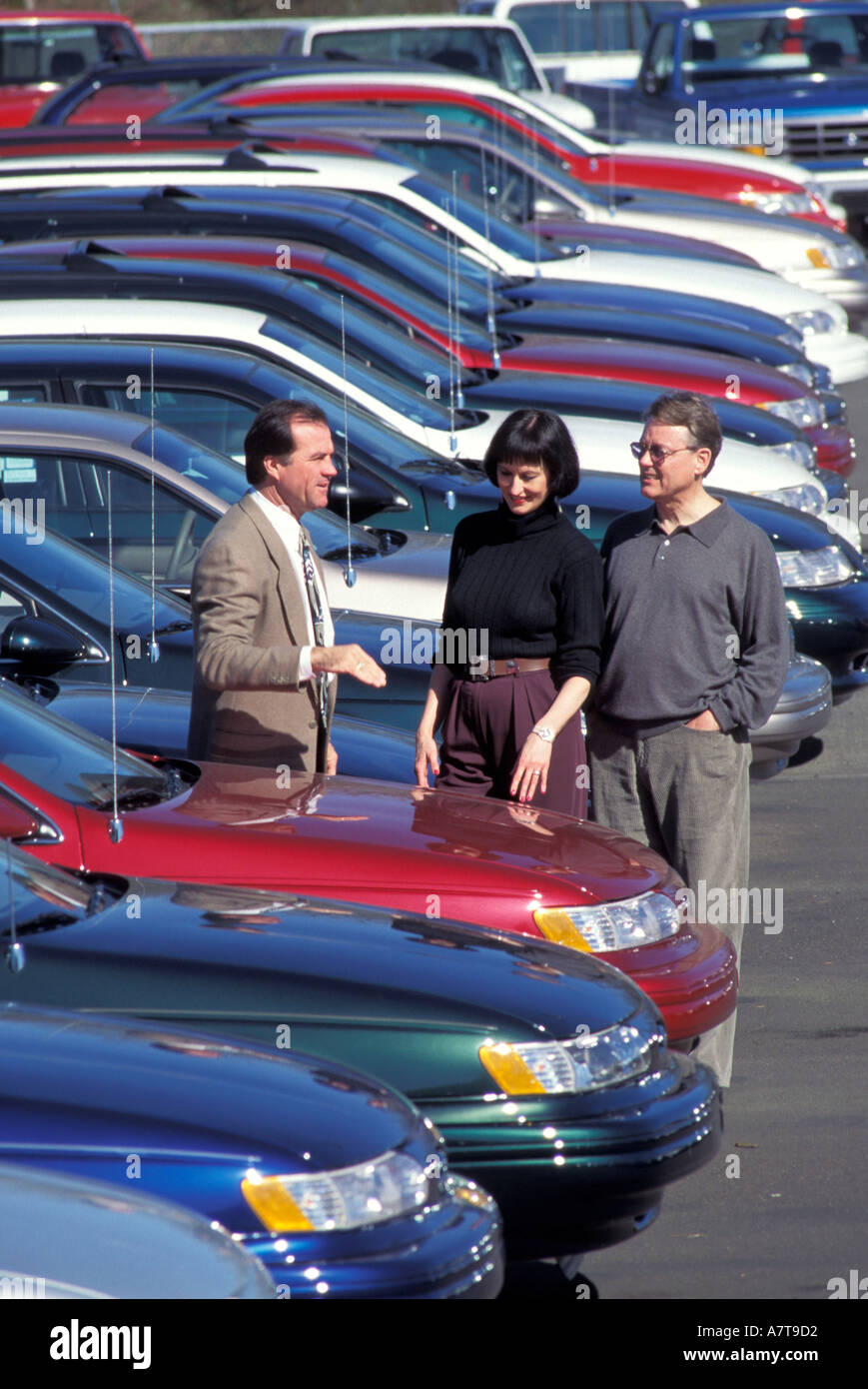 Car lot salesman hi-res stock photography and images - Alamy