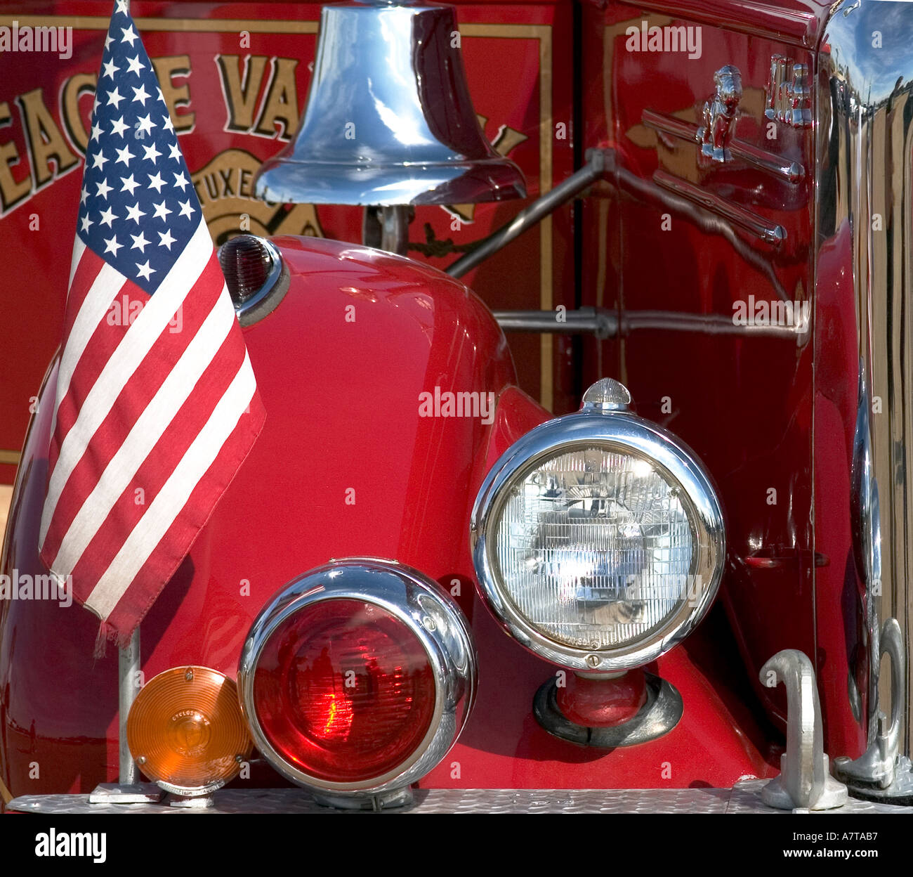 Fire engine Americana Stock Photo - Alamy