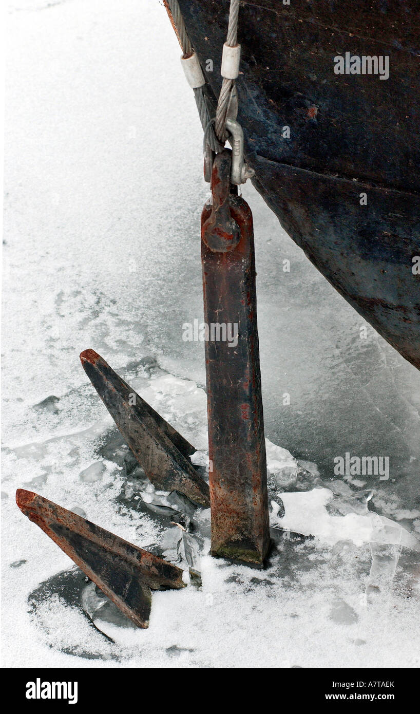 Close-up of anchor Stock Photo - Alamy