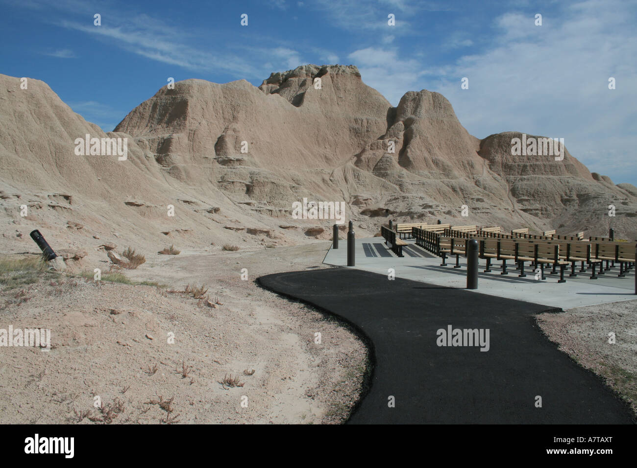Path to desert stage Stock Photo - Alamy