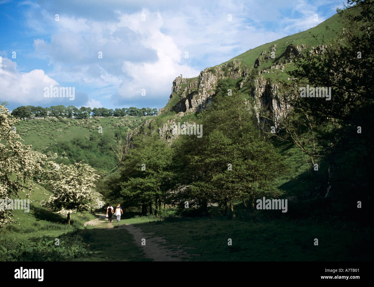 Wolfscote Dale in Peak District England UK Stock Photo - Alamy