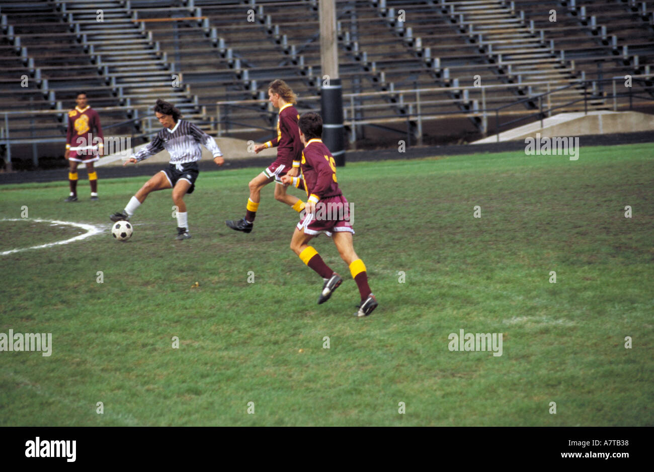 High School Soccer Team Stock Photo - Alamy