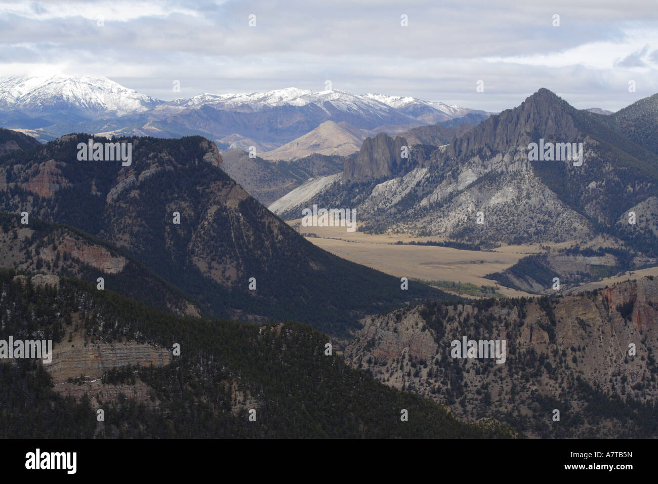 Looking into grizzly country Stock Photo - Alamy