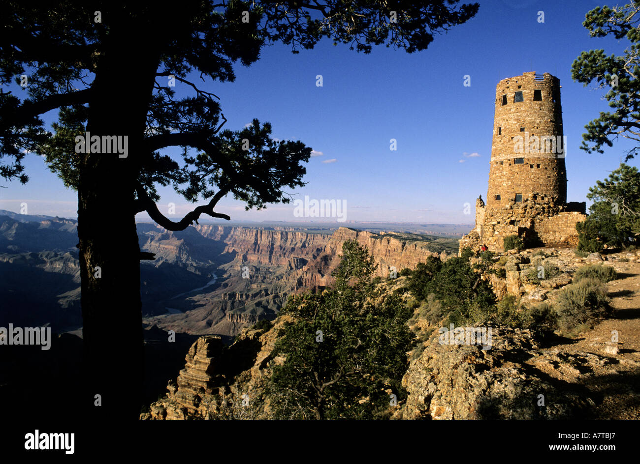 Desert view tower hi-res stock photography and images - Alamy