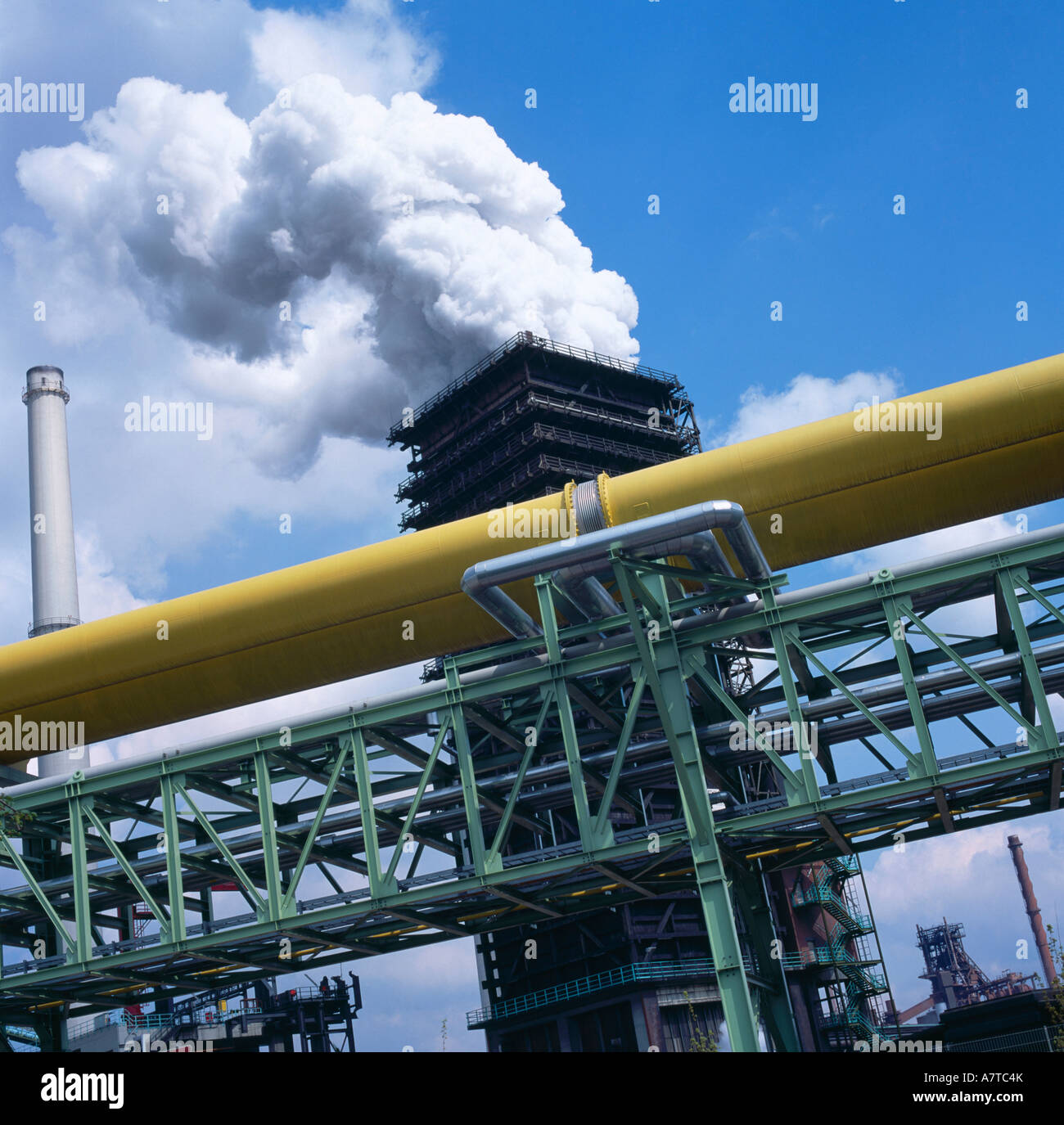 Smoke from the pipes photo hi-res stock photography and images - Alamy