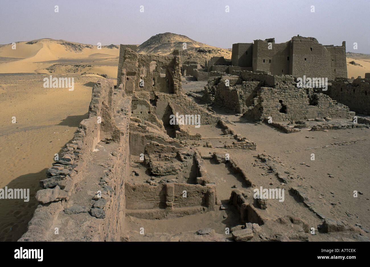 Old ruins of building in desert, Aswan, Egypt Stock Photo - Alamy