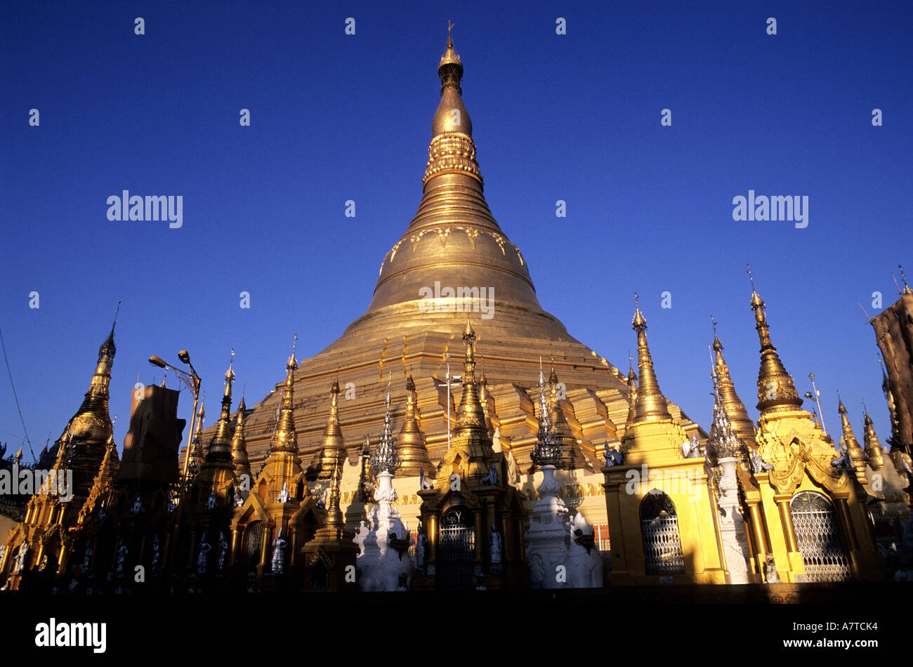 Myanmar (Burma), Yangon Division, Yangon (Rangoon), Shwedagon pagoda ...