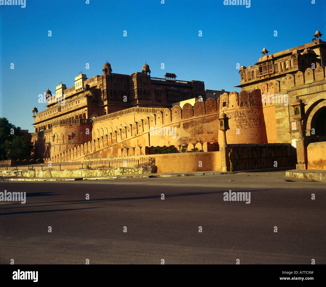 Fort at roadside, Junagarh Fort, Bikaner, Rajasthan, India Stock Photo ...