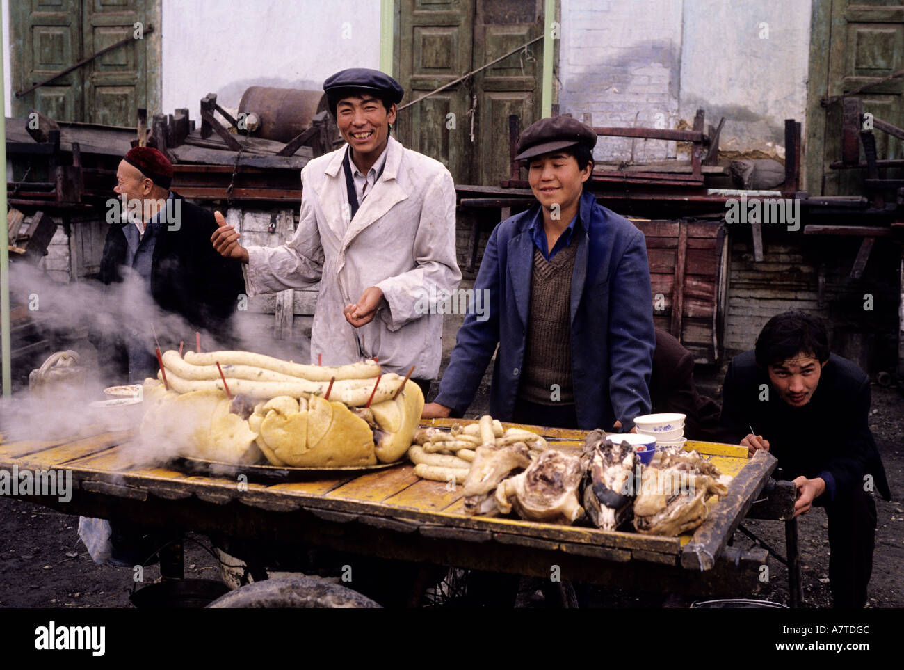China, Xinjiang province, market in Gulja Stock Photo - Alamy