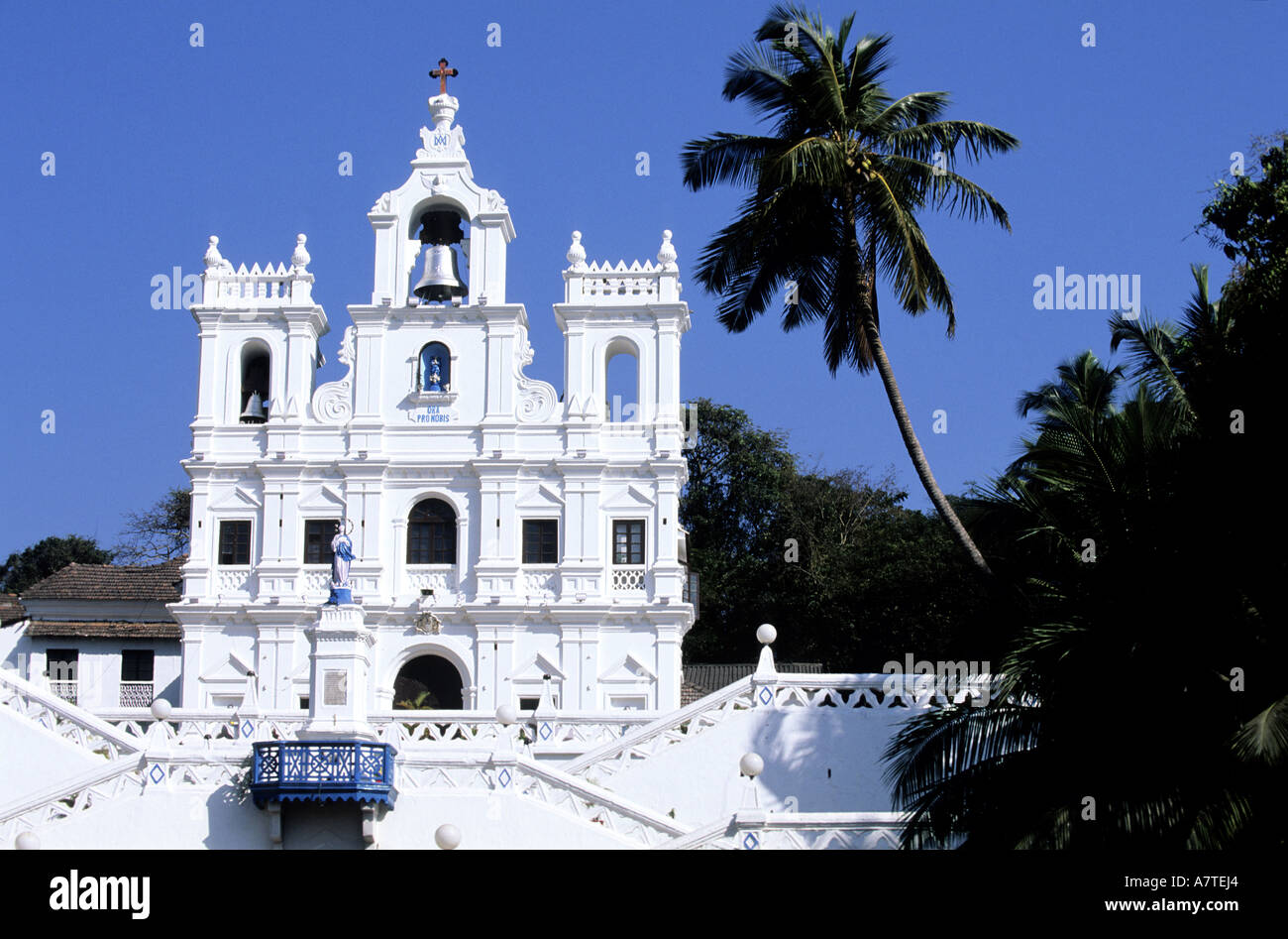 India, Goa State, Panaji, the Church of Our Lady of Immaculate ...