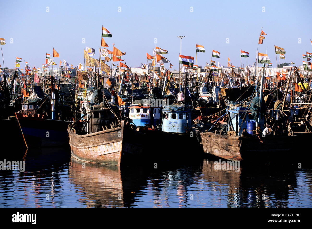 India, Gujarat, Veraval harbour Stock Photo - Alamy