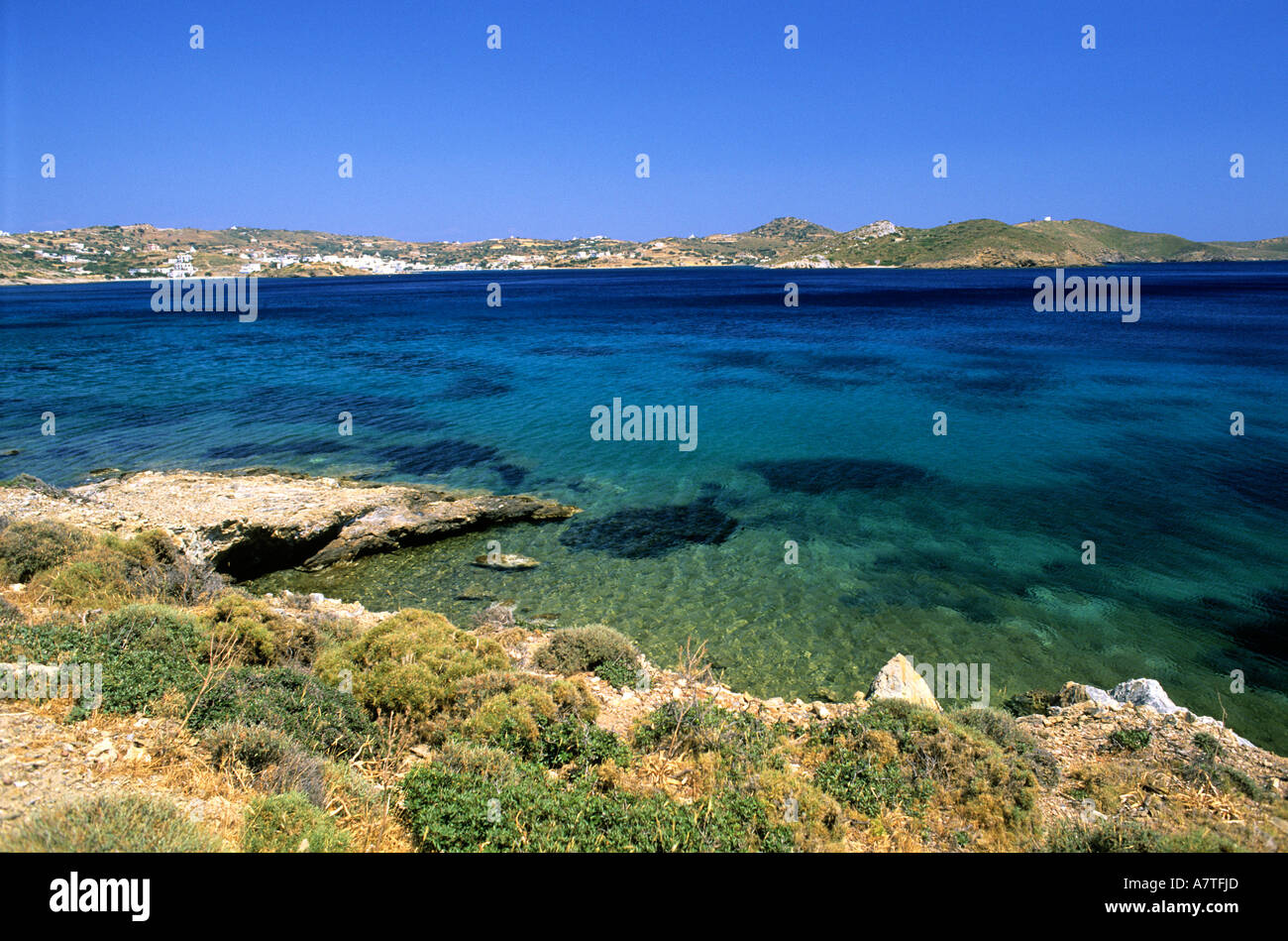 Lipsi beach not monodendri not platis hi-res stock photography and ...