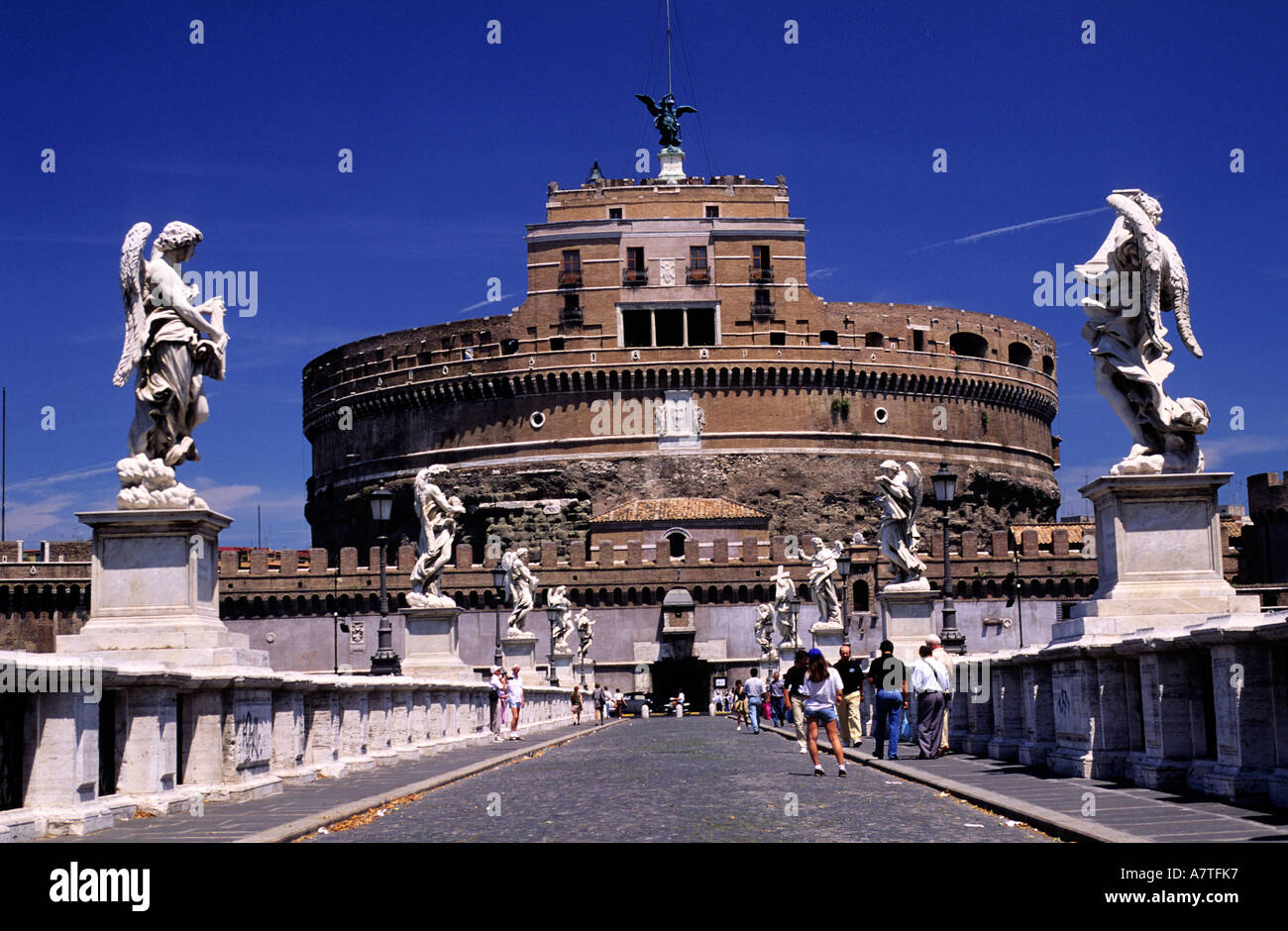 Rome castle santangelo hi-res stock photography and images - Alamy
