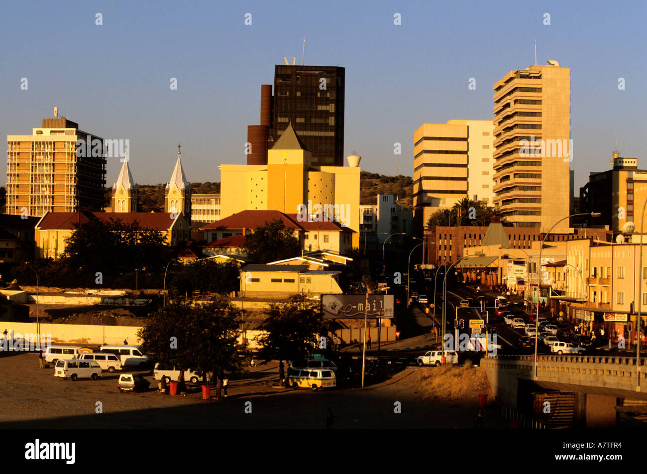 Namibia, Windhoek, downtown Stock Photo - Alamy