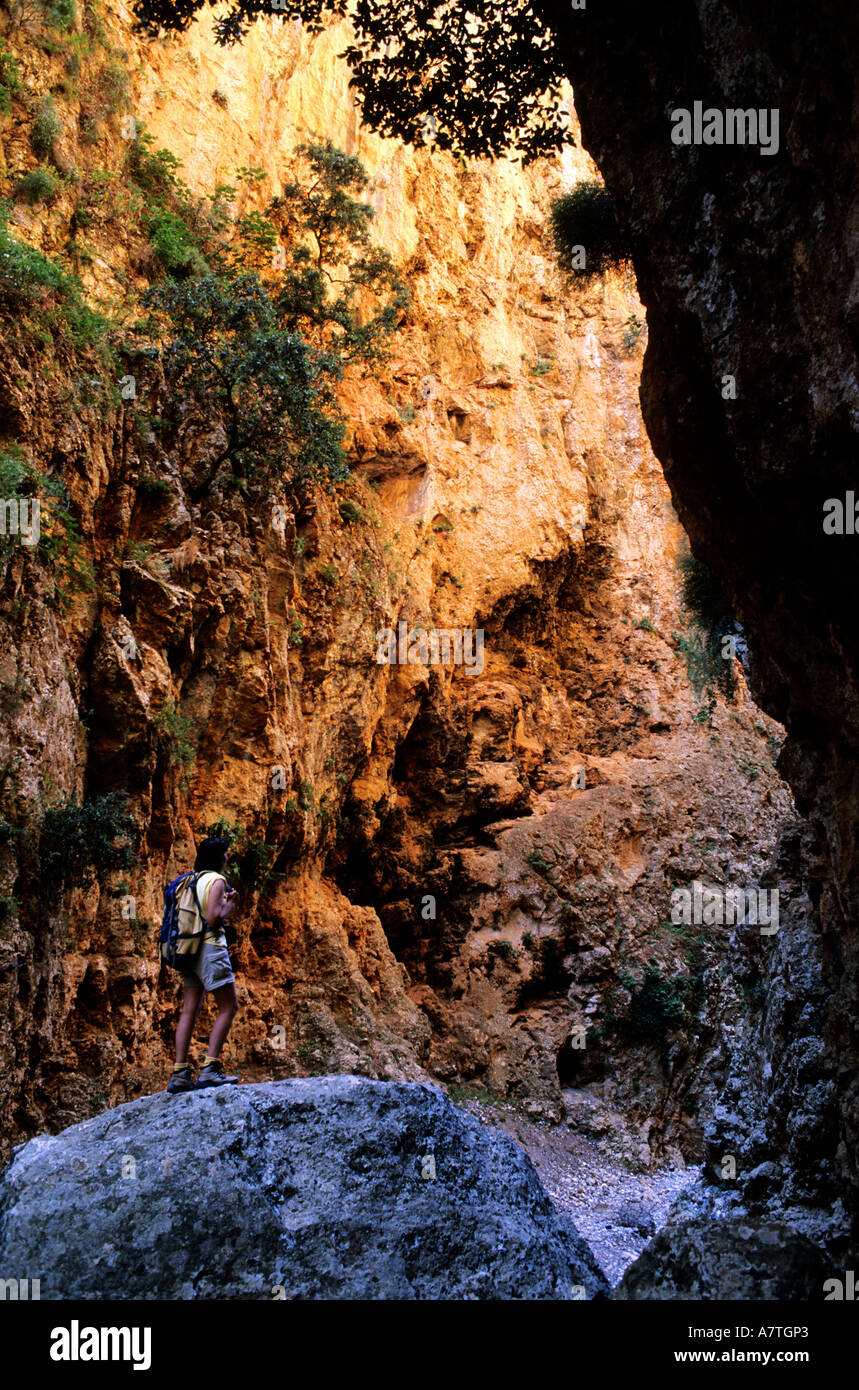 Greece, Crete, hiking in the Aradena gorges Stock Photo - Alamy
