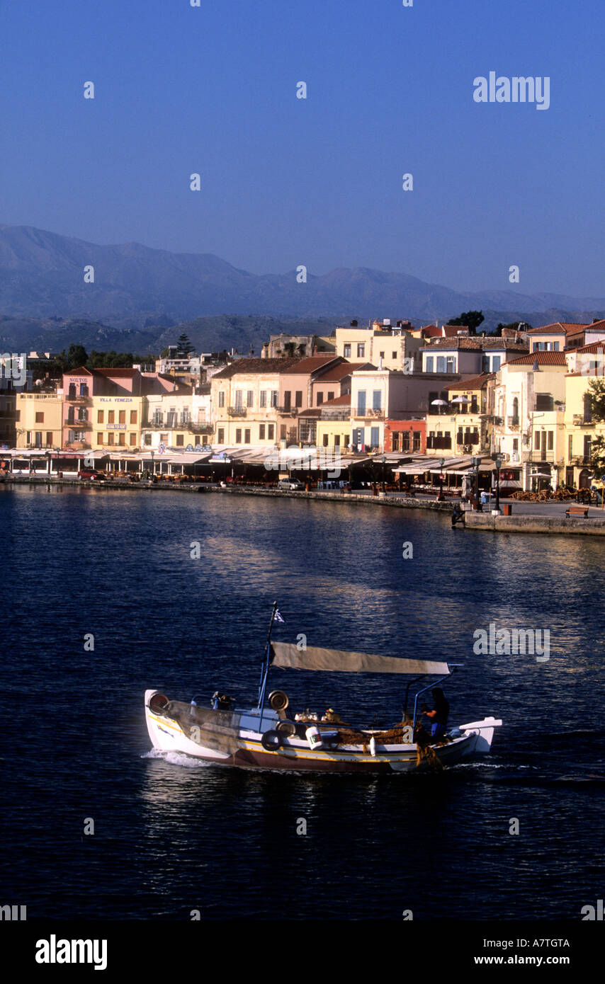 Greece, Crete, Hania, the Venetian harbour Stock Photo - Alamy