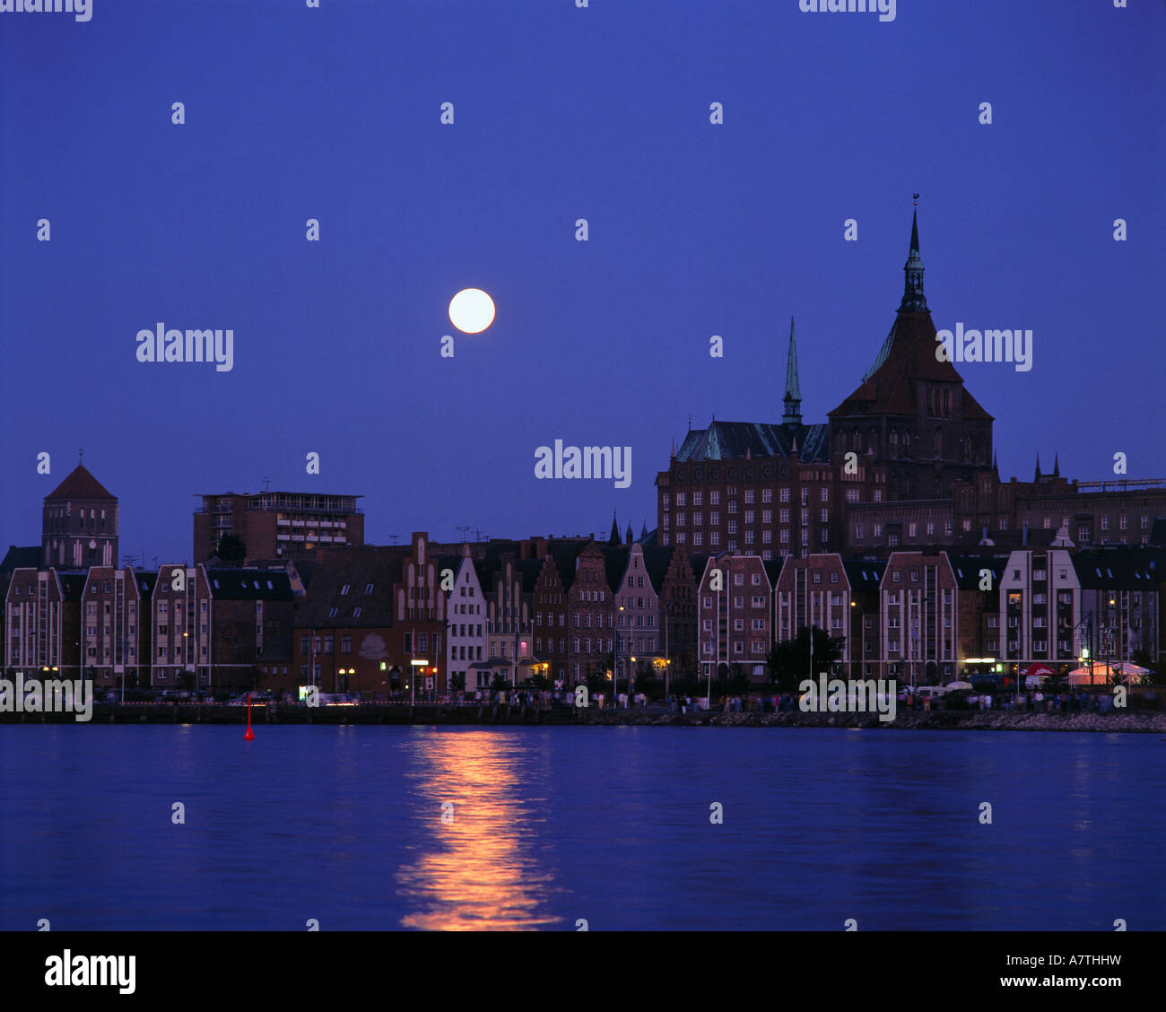 Full moon over baltic hi-res stock photography and images - Alamy