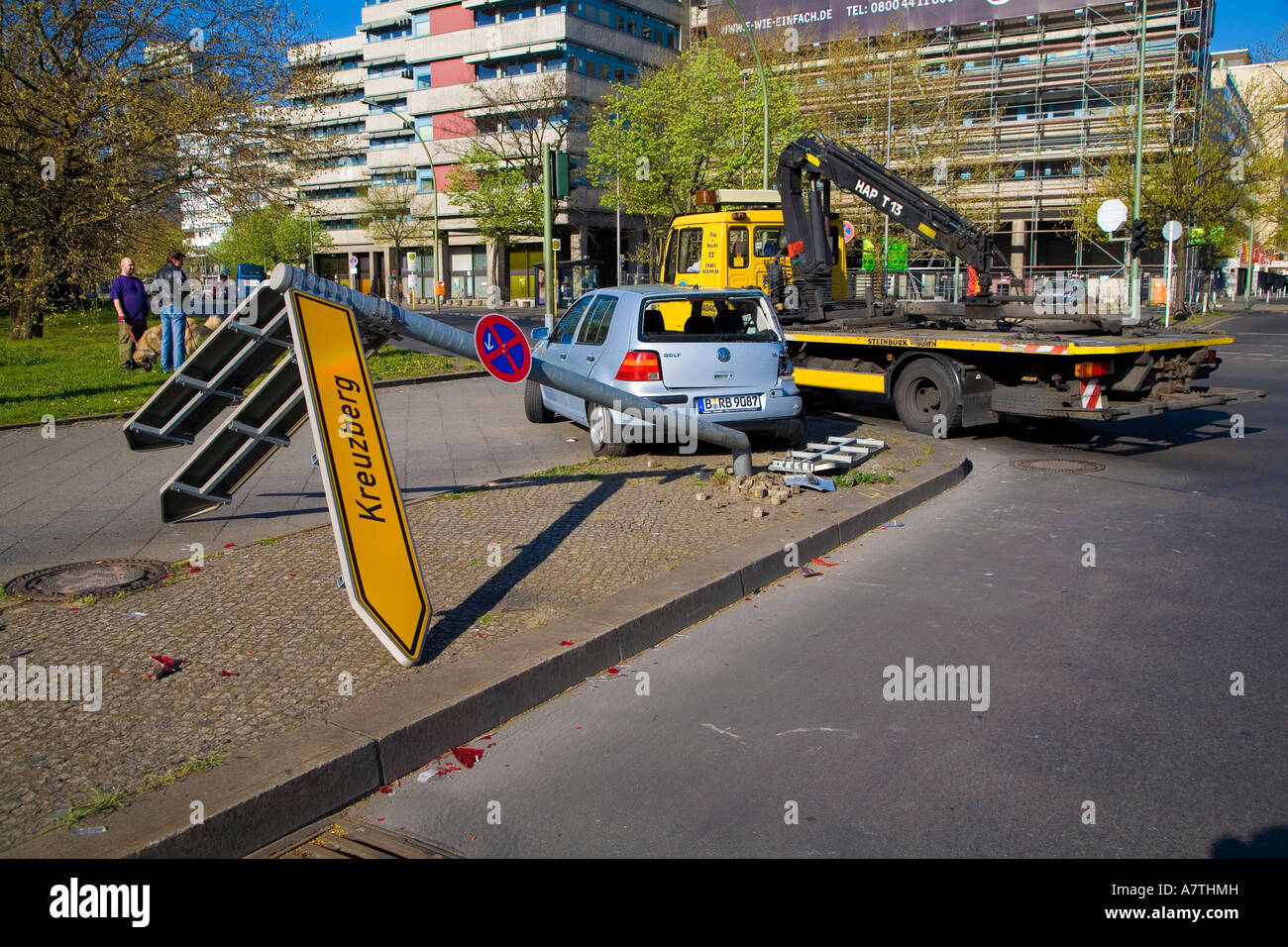 Car accident winter germany hi-res stock photography and images - Alamy