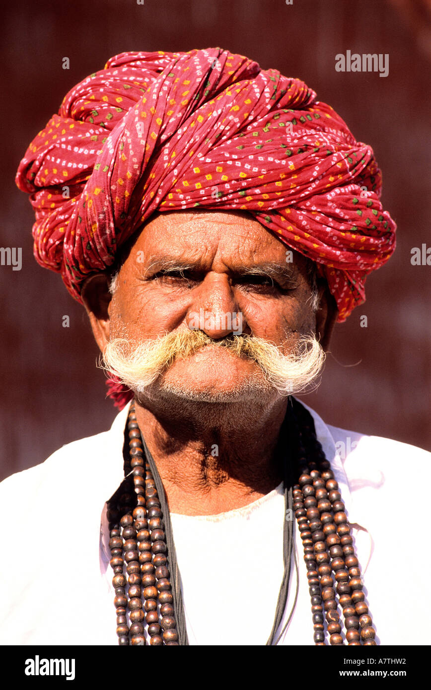India, Rajasthan, Rajput's portrait Stock Photo - Alamy