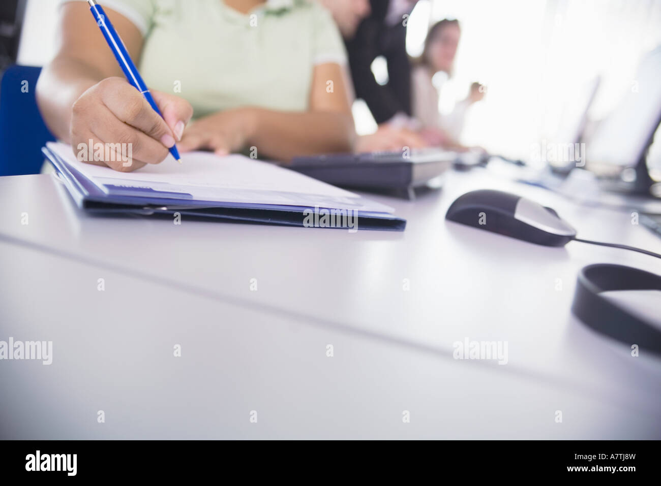 Woman notepad in hands hi-res stock photography and images - Alamy
