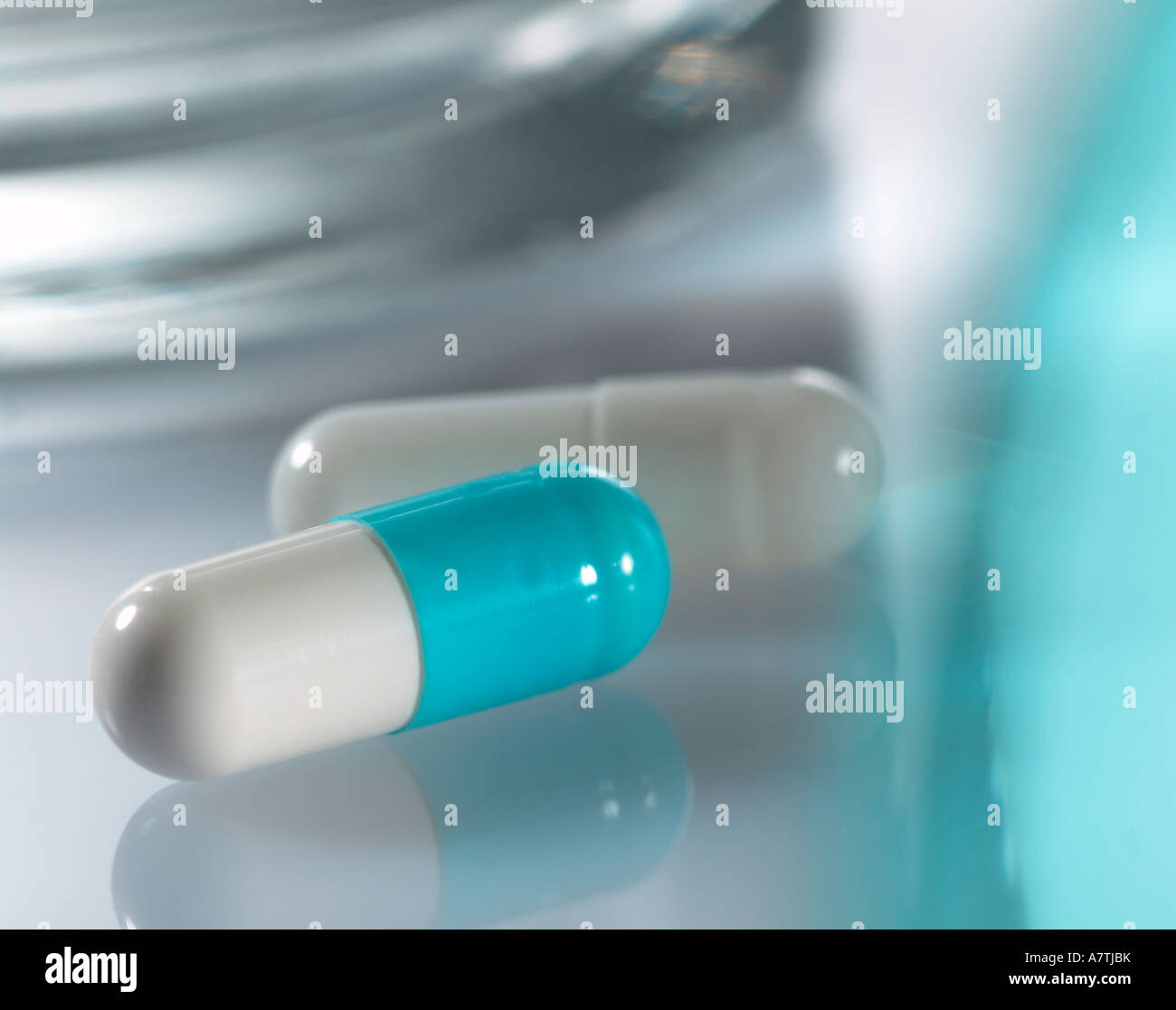 Close-up of capsules Stock Photo - Alamy