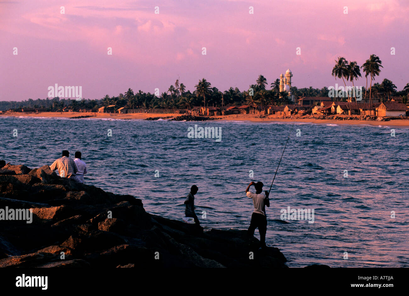 Sri Lanka, Negombo (surroundings of Colombo), fishermen Stock Photo - Alamy