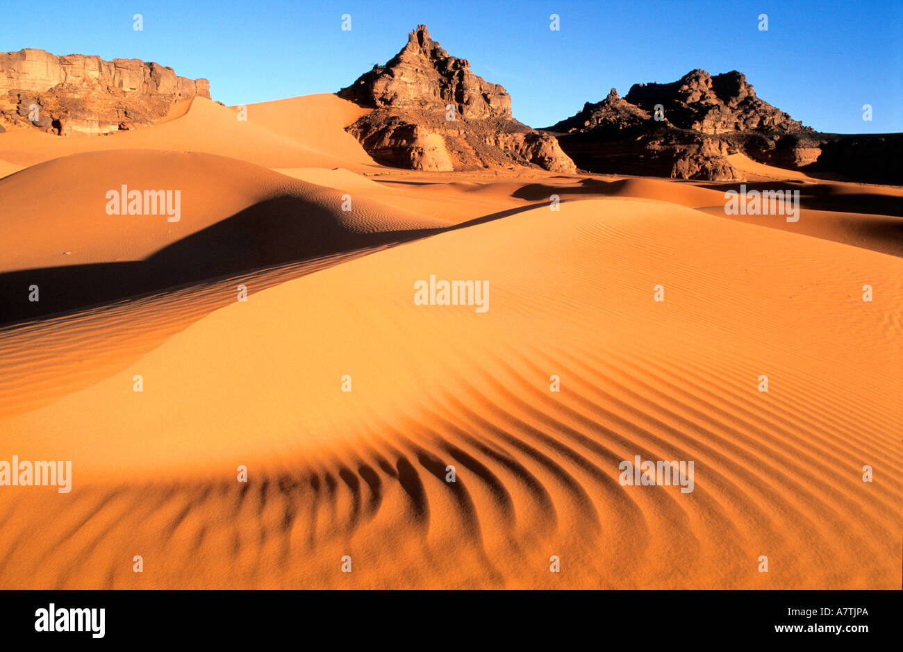 Libya, Sahara, Akakus massif Stock Photo - Alamy