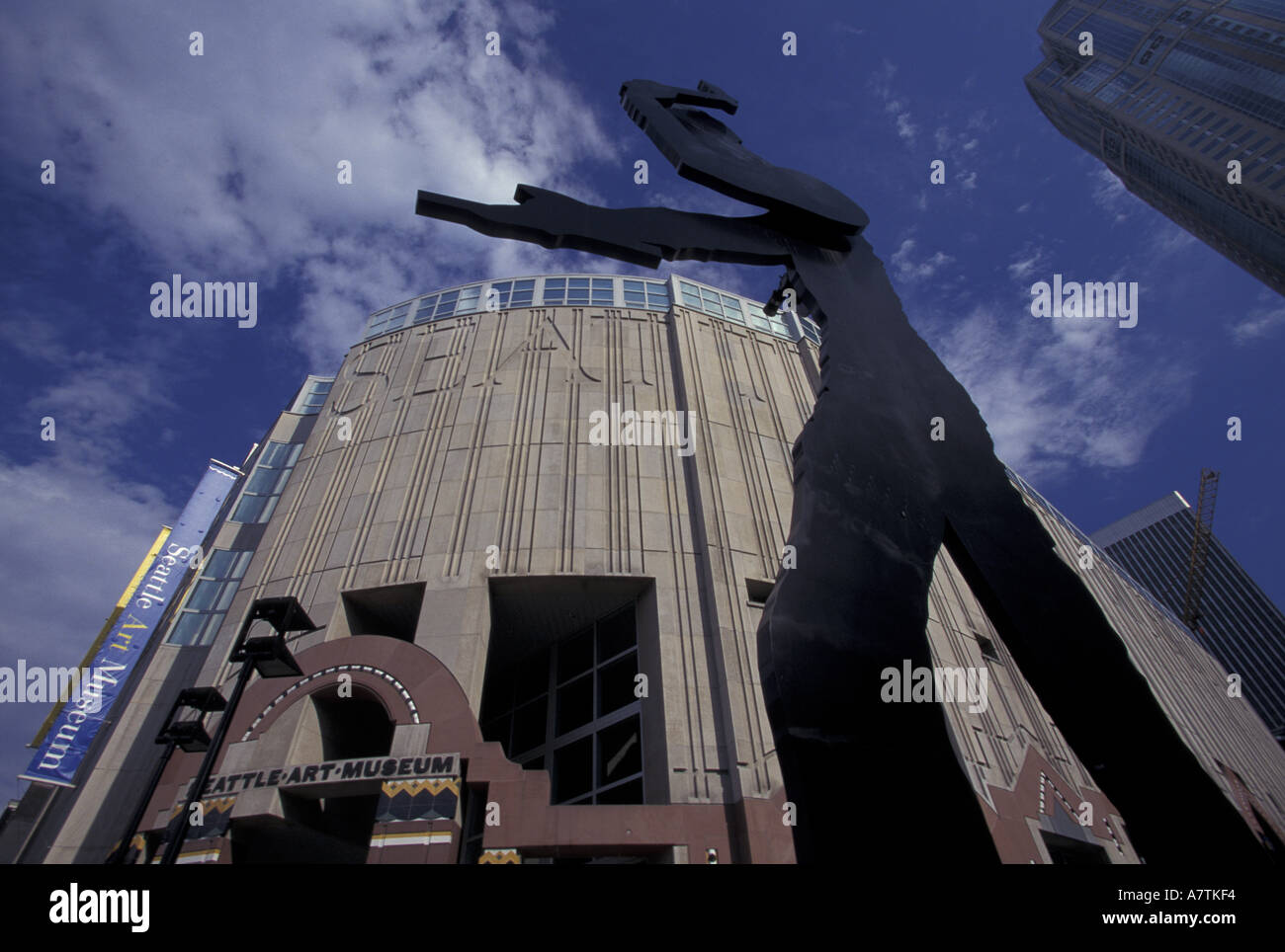 Seattle art museum sign hi-res stock photography and images - Alamy