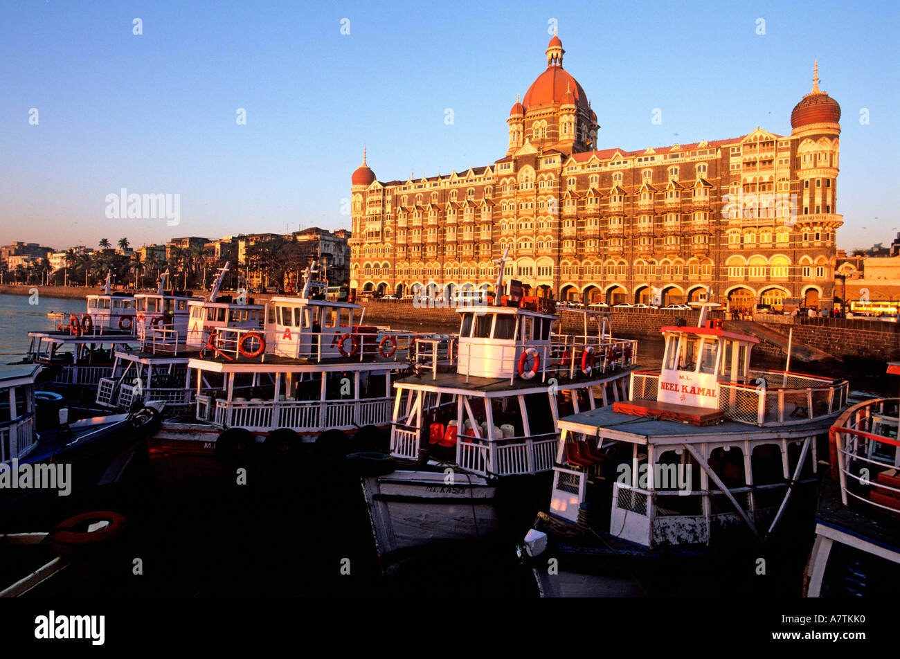 India, Maharashtra State, Bombay (Mumbai), the Taj Mahal Hotel Stock ...