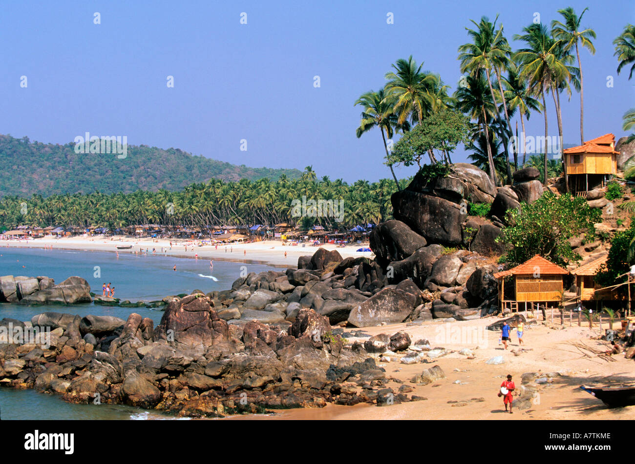 India, Goa State, Palolem beach Stock Photo - Alamy