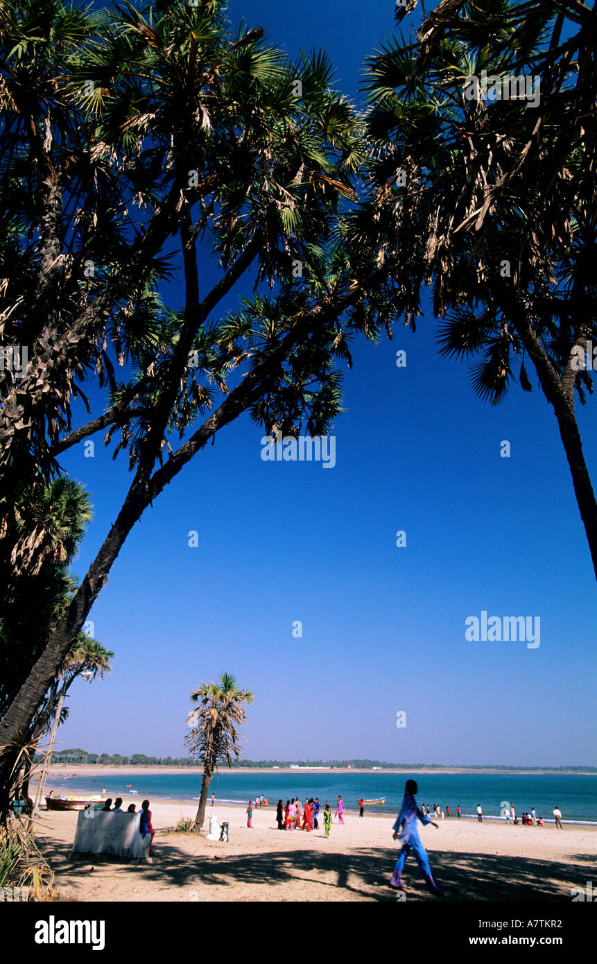 India, Union Territory of Daman and Diu, Diu city, Nagoa Beach Stock ...