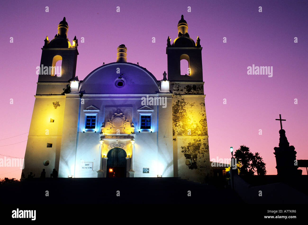India, Union Territory of Daman and Diu, Diu city, Saint Thomas church ...