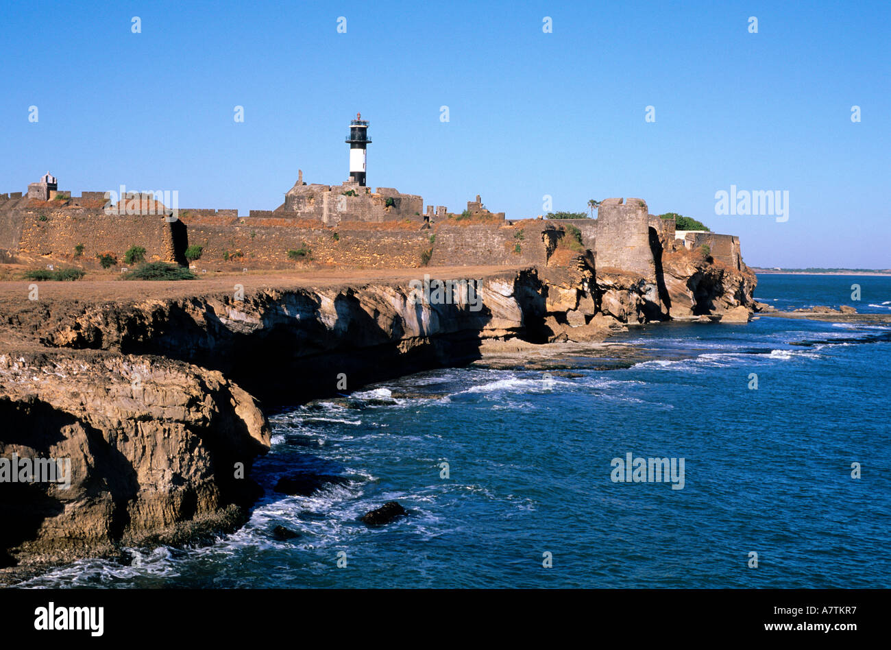 India, Union Territory of Daman and Diu, Diu city, Portuguese fort on ... India, Union Territory of Daman and Diu, Diu city, Portuguese fort on ...