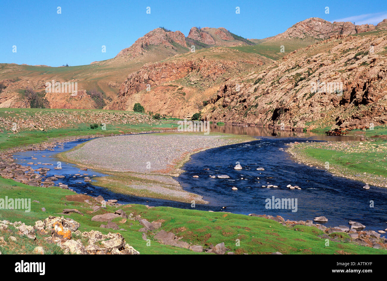 Mongolie, Ovorkhangai Province, Orkhon Valley Stock Photo - Alamy