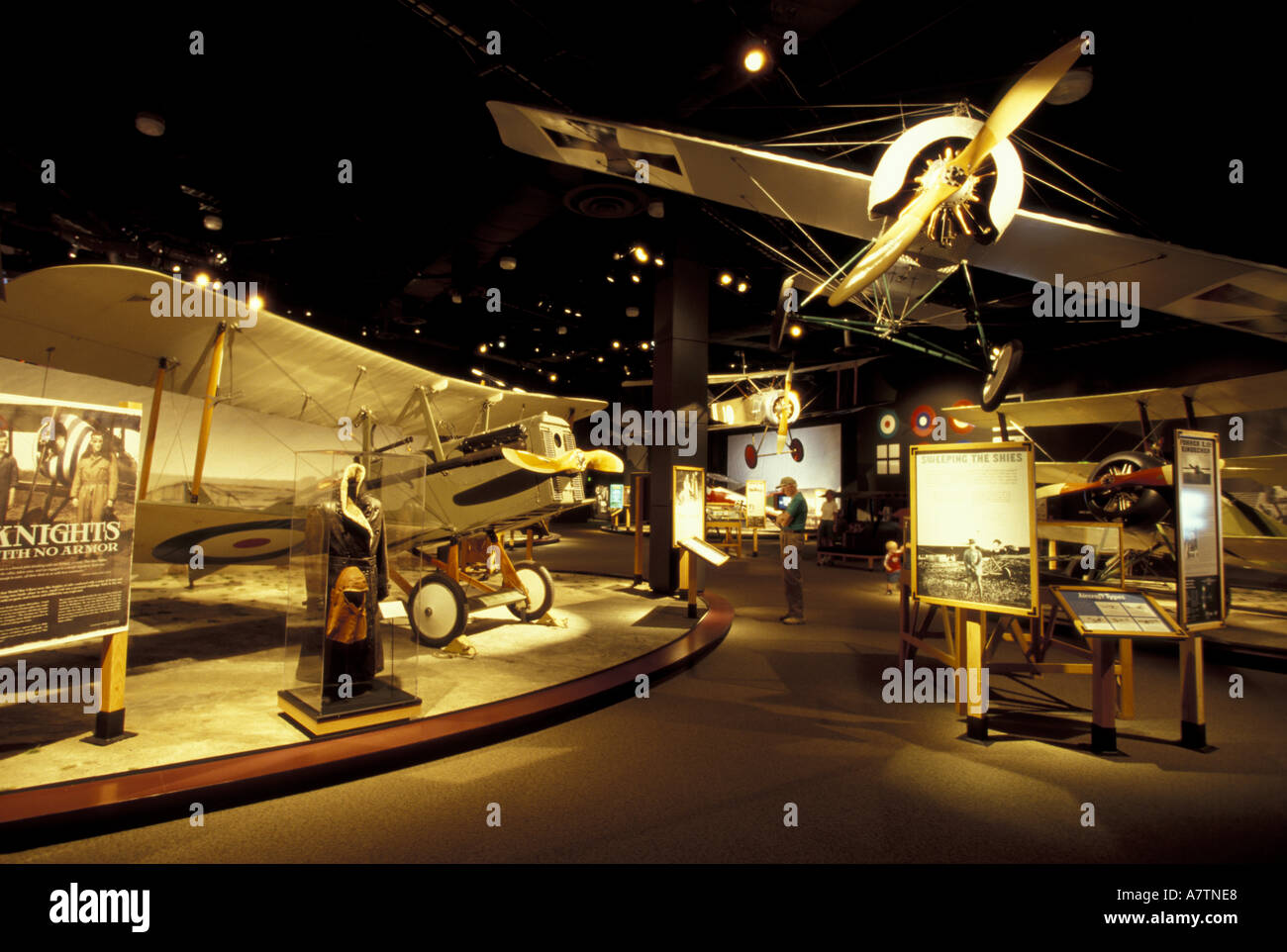 USA, WA, Seattle, Museum of Flight. Personal Courage wing Stock Photo ...