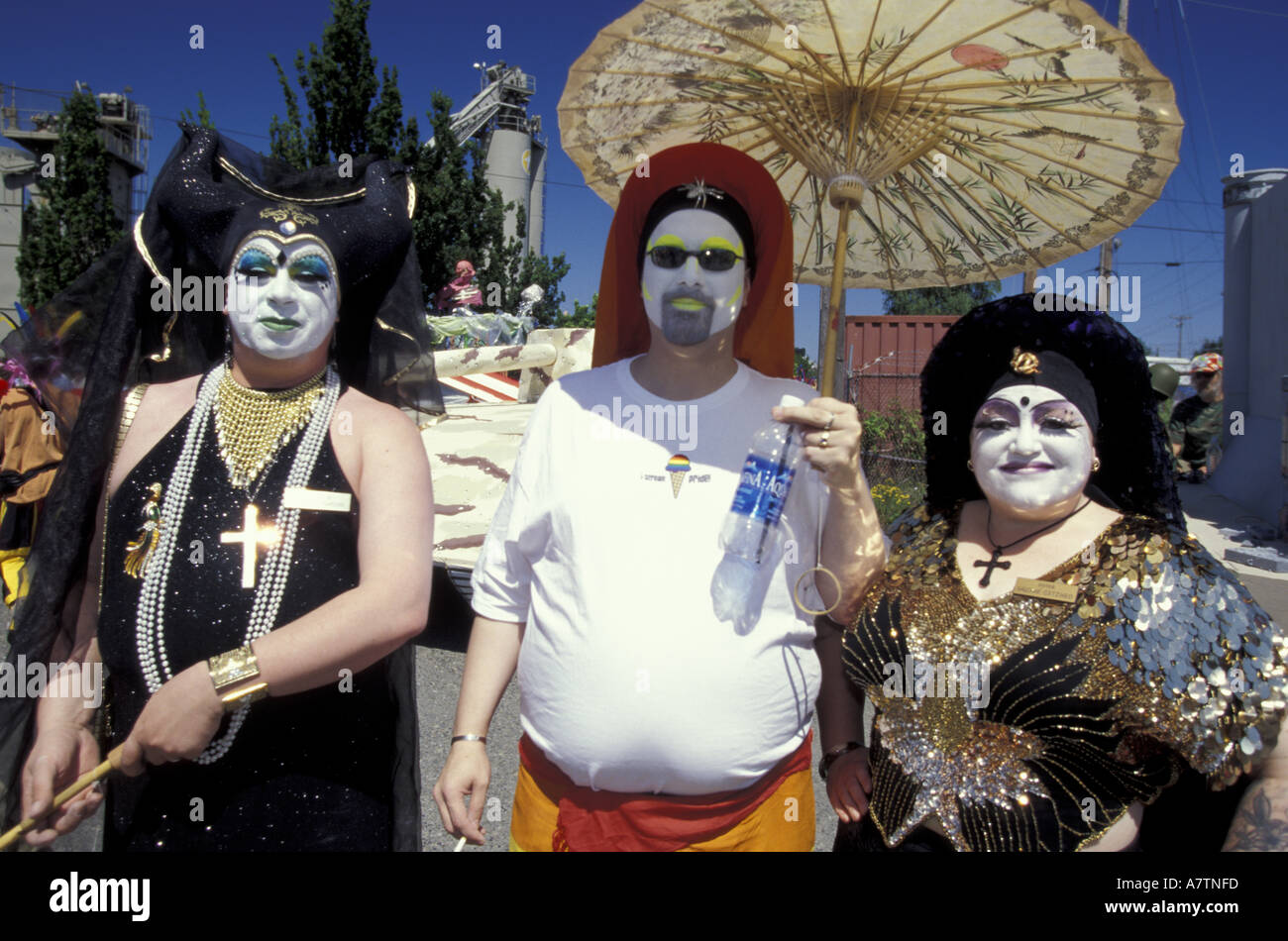 Summer solstice parade fremont seattle hi-res stock photography and ...