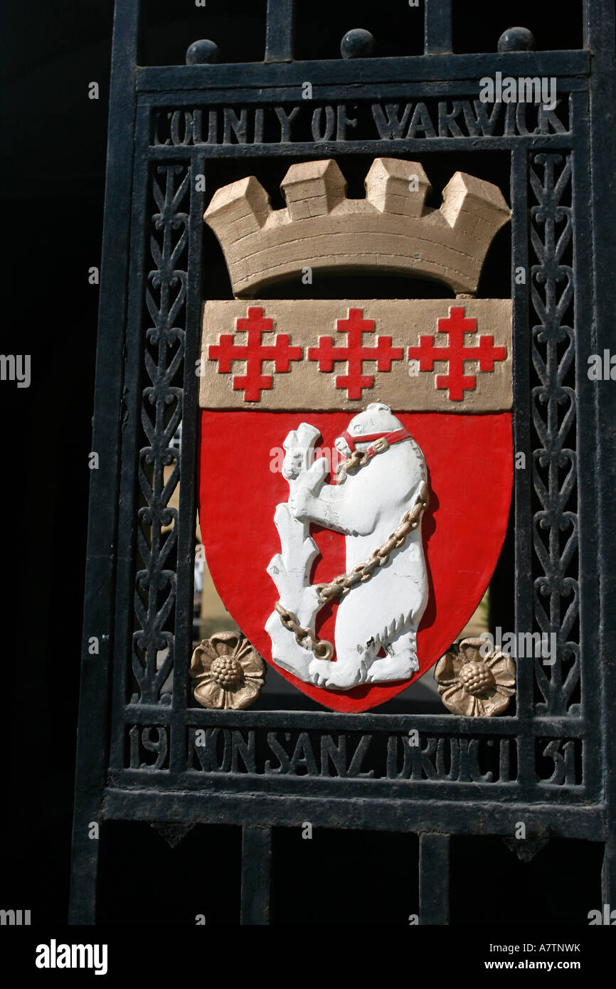 Gate entrance to the Former County Gaol Warwick England UK Stock Photo ...