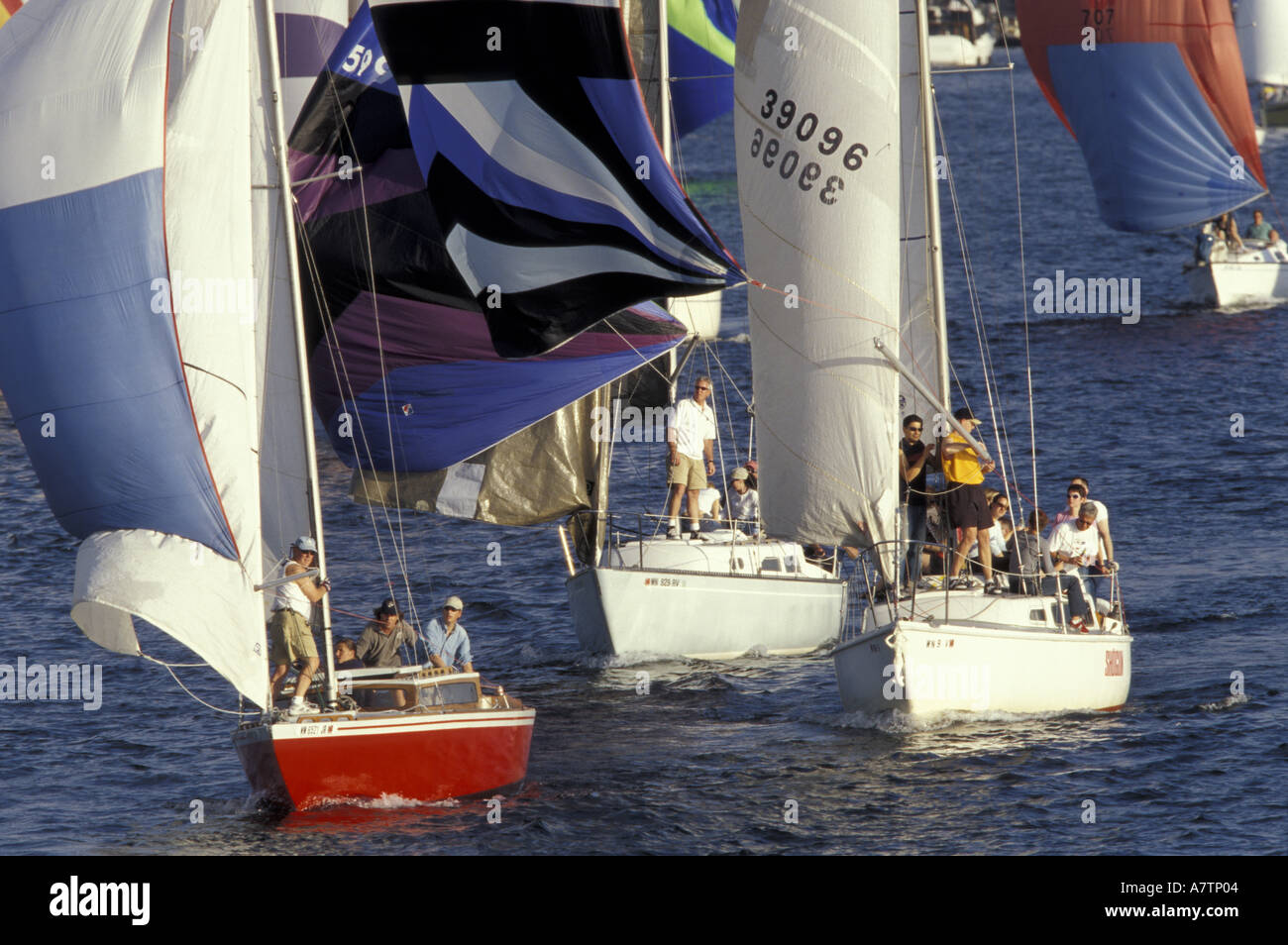 Sailboat race seattle hi-res stock photography and images - Alamy
