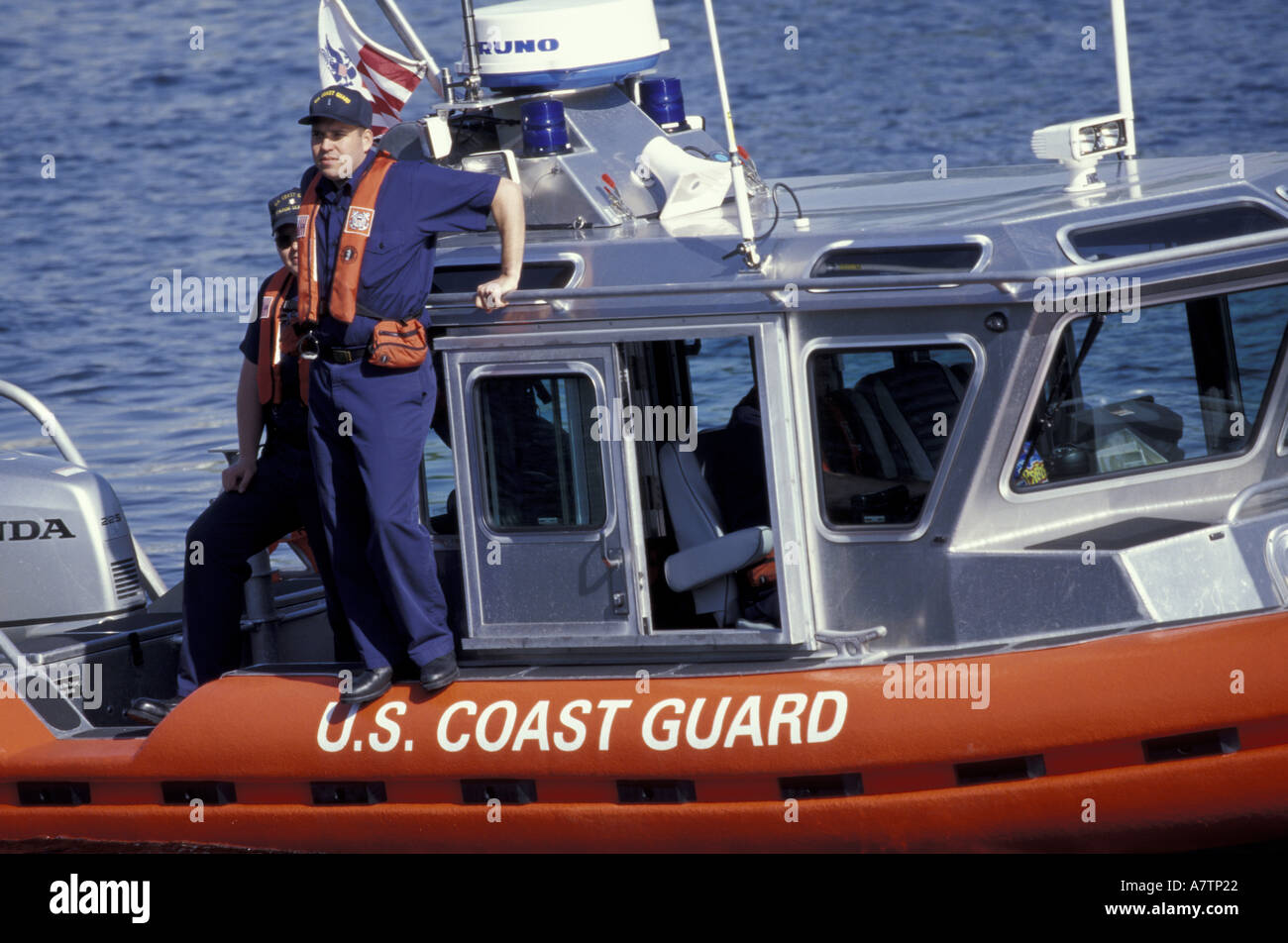 USA, WA, Seattle. Coast Guard Patrol Boat Stock Photo - Alamy