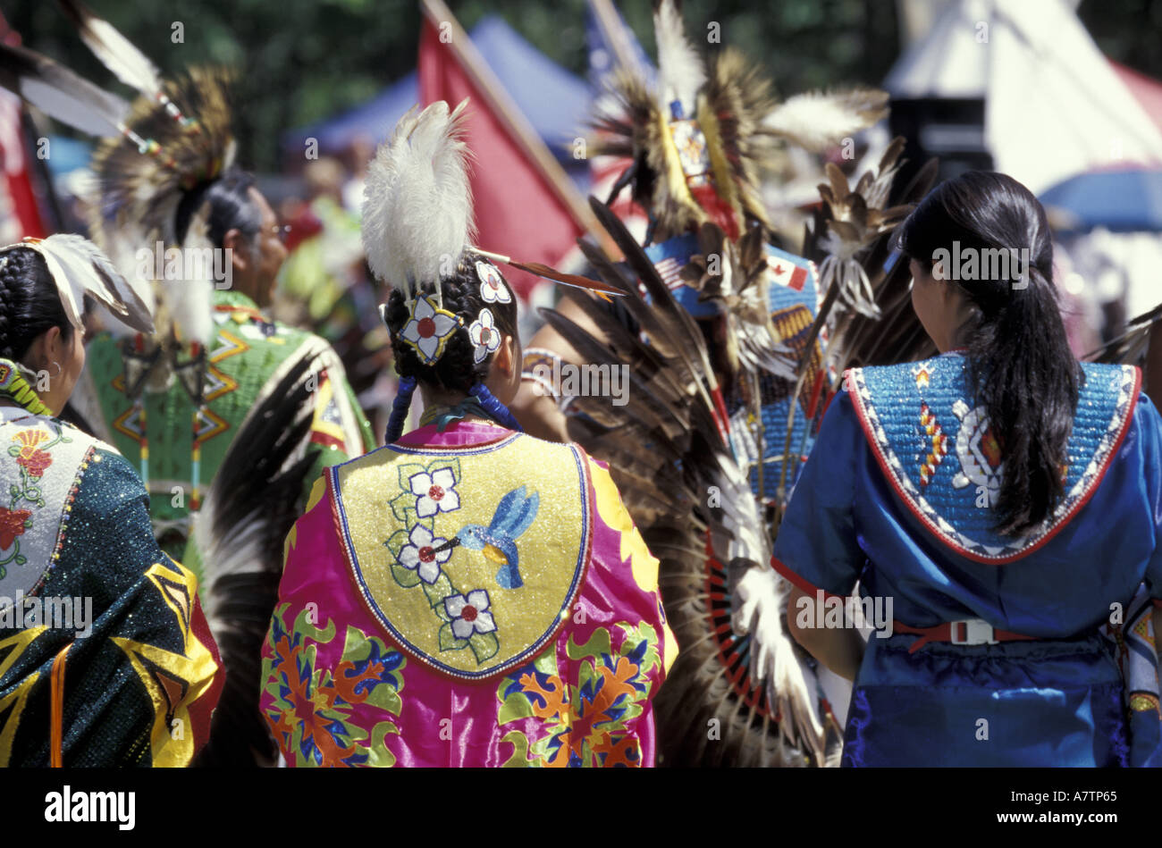 USA, WA, Seattle, Discovery Park. Indian Pow-wow Stock Photo - Alamy