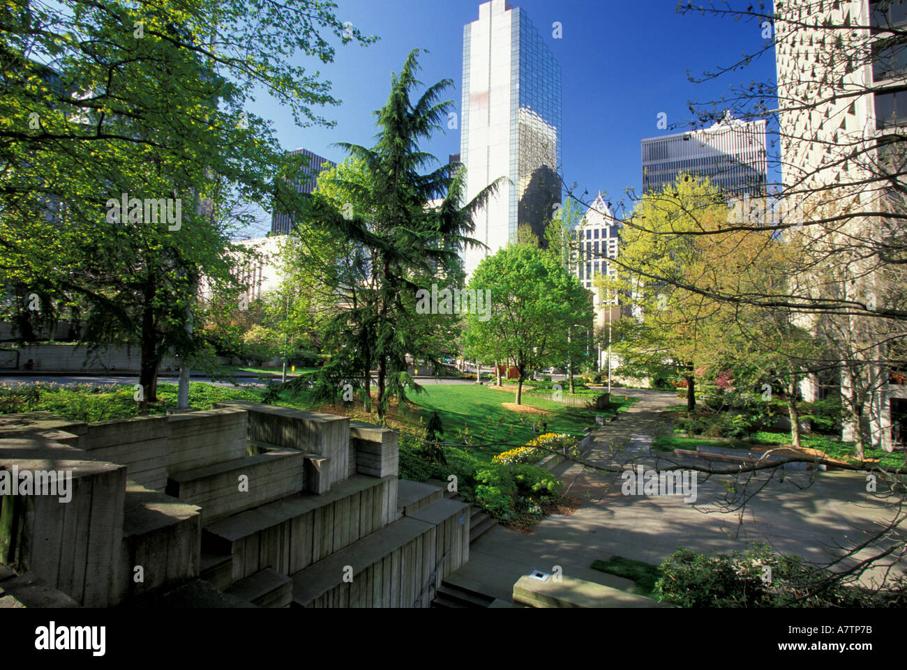 Seattle freeway park hi-res stock photography and images - Alamy