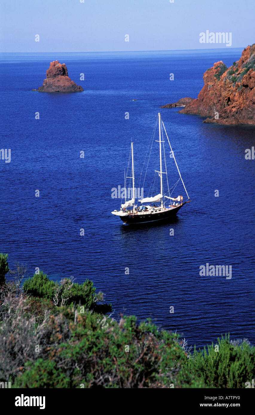 France, Corse du Sud, Scandola Nature Reserve classified as World ...